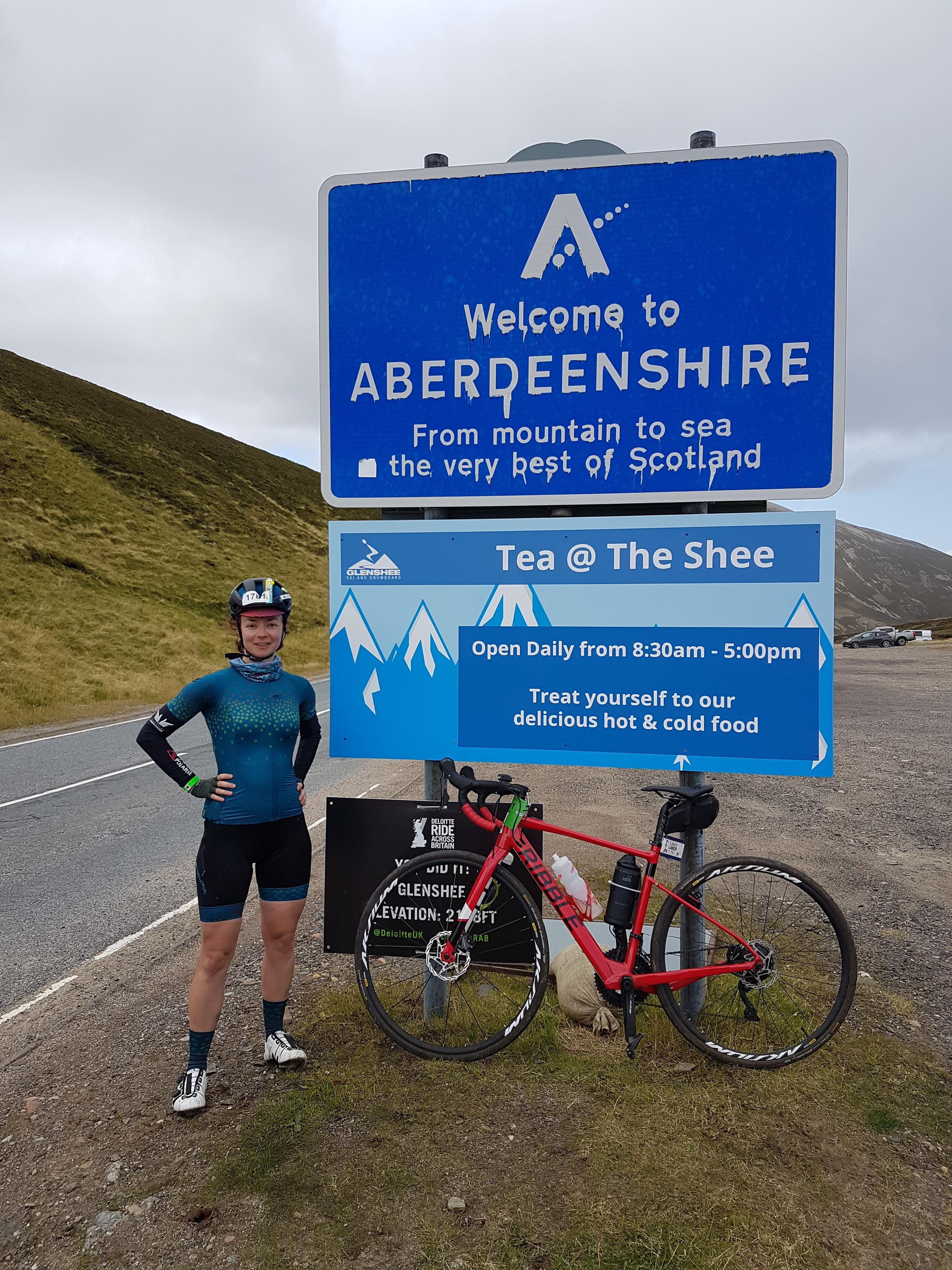Arriving at the end: Laura rides from Land's End to John o' Groats ...